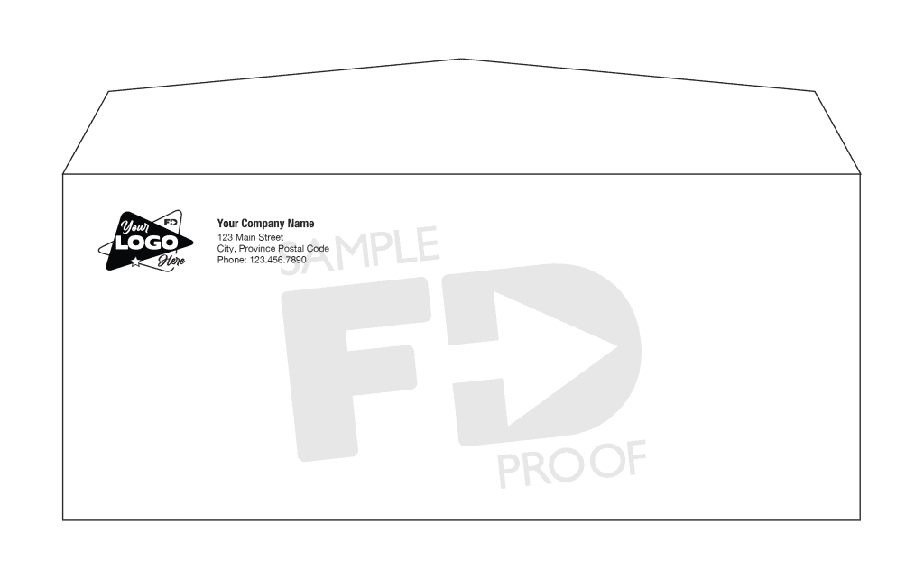 No. 10 Plain Envelope Customizable Template | Forms Direct
