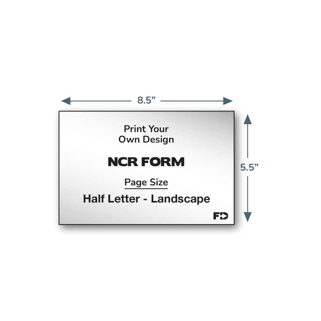 Half Letter - Landscape | Large Quantity | Forms Direct