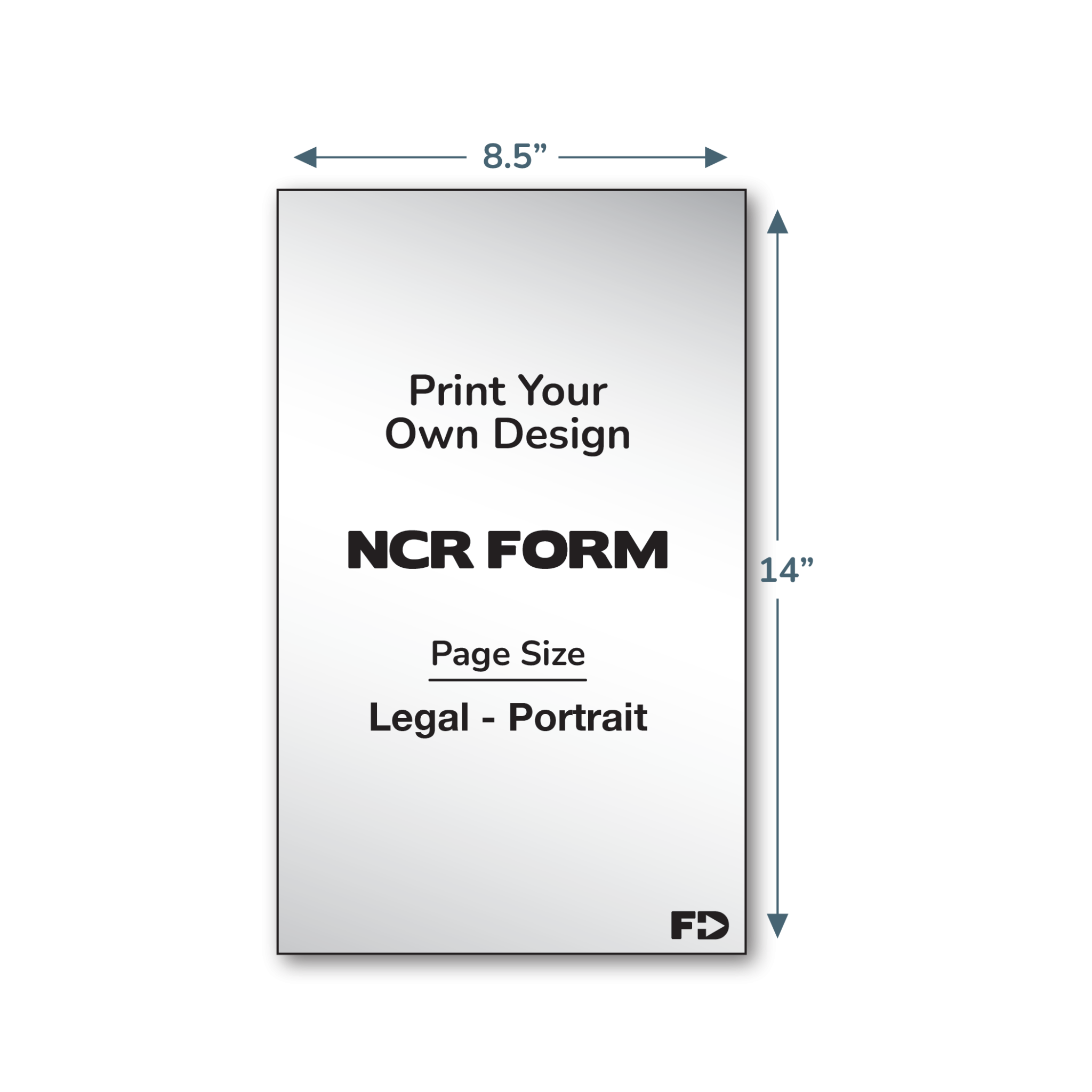 Legal - Portrait | Large Quantity | Print Your Own Design | Forms Direct