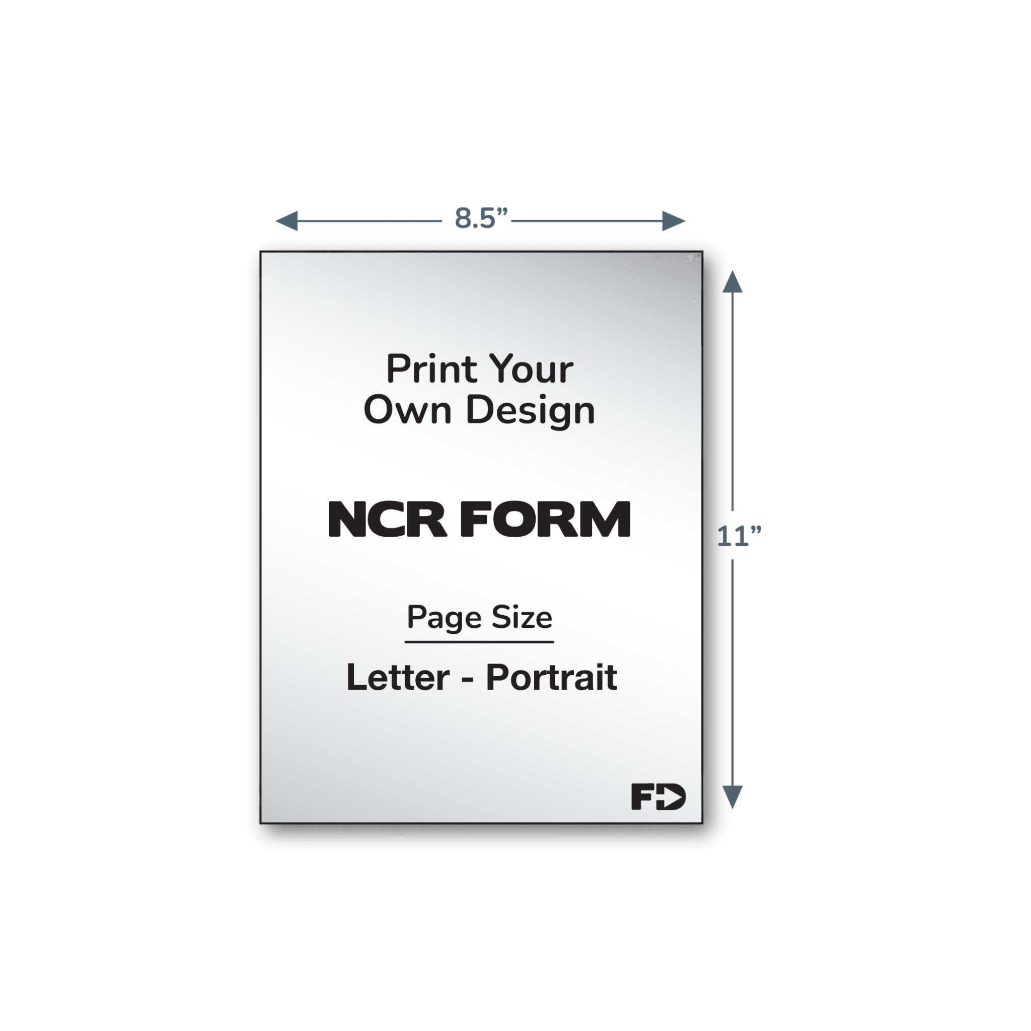 Letter - Portrait | Large Quantity | Print Your Own Design | Forms Direct