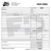 Work Order | WO1 Custom Form Template | Forms Direct