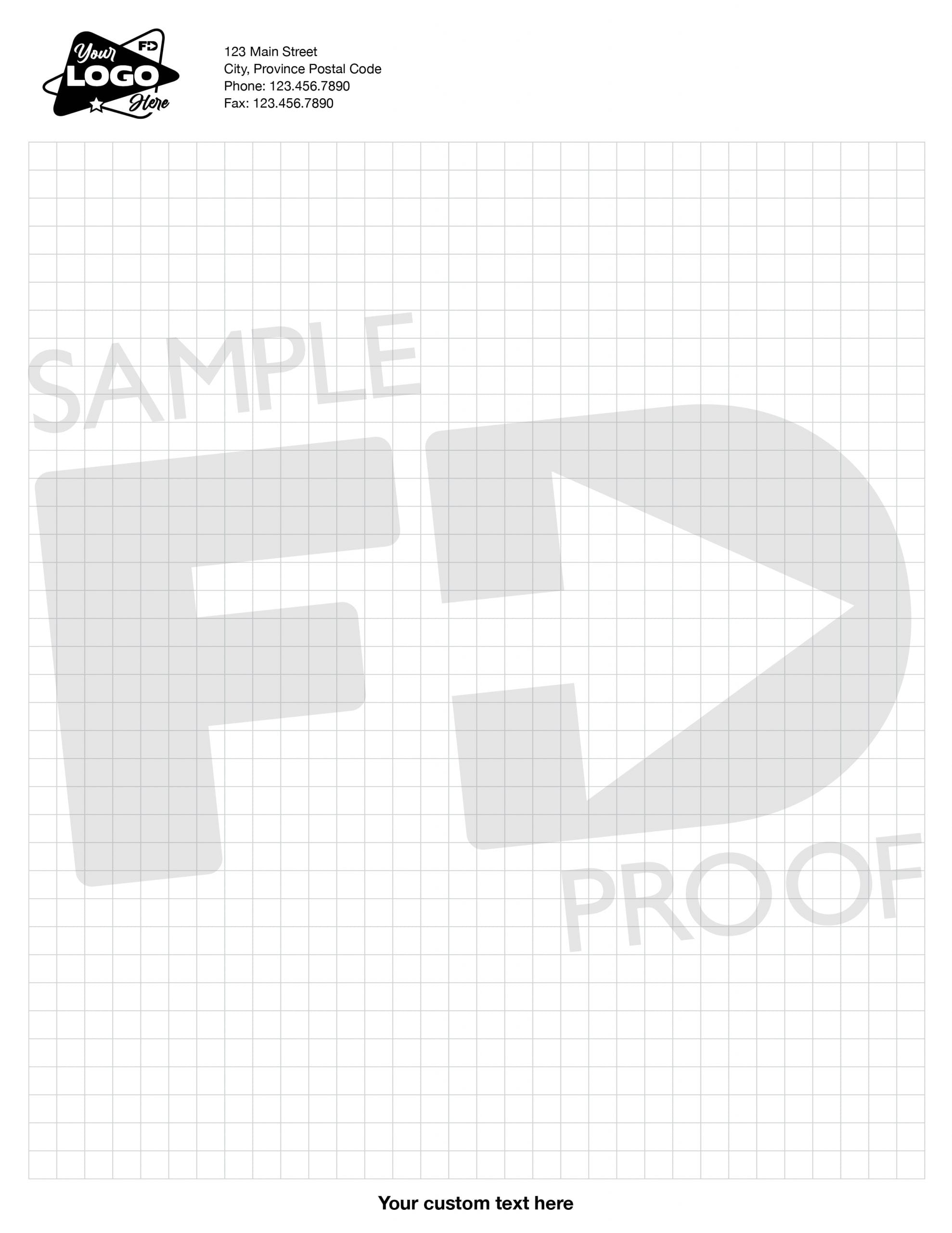 Letter Notepad | NP-L3 | Customized for your Business | Forms Direct