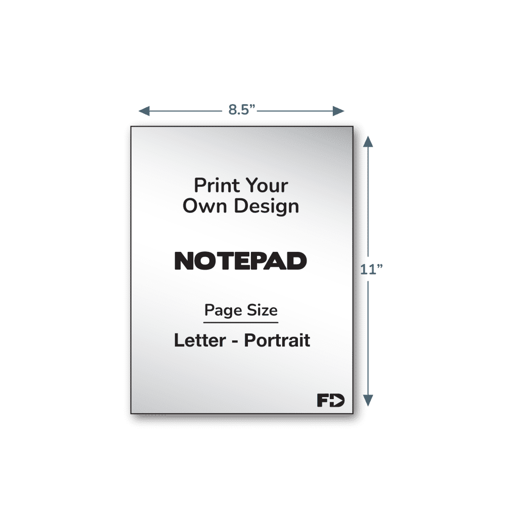 Letter - Portrait | Note Pad | Forms Direct